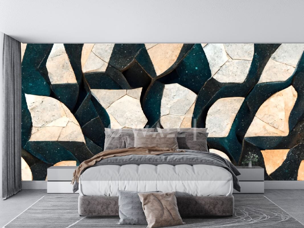 Papier Peint : 3D Semigloss Mosaic WM48 – Owall